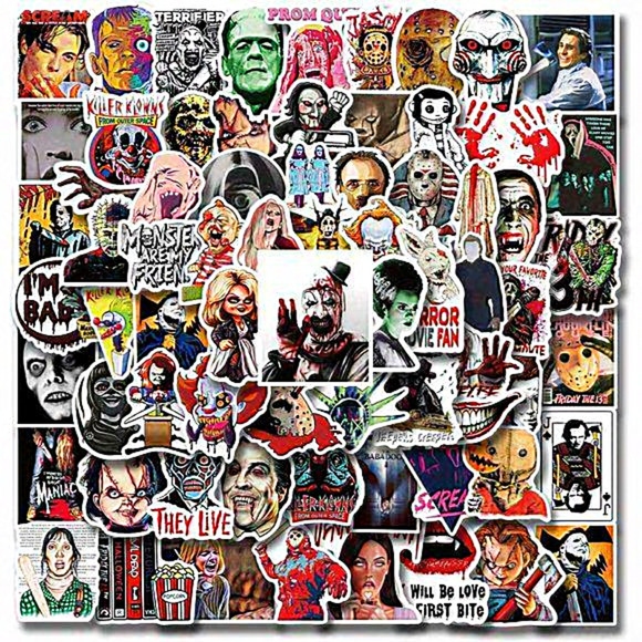 POTOTA | Party Supplies | 0 Pcs Supernatural Halloween Horror Stickers ...